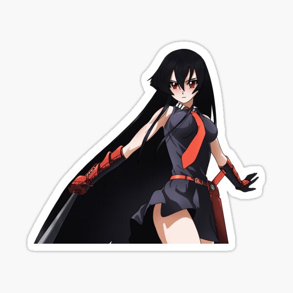 "demon sword waifu anime sticker" Sticker for Sale by johnnybentley19 ...