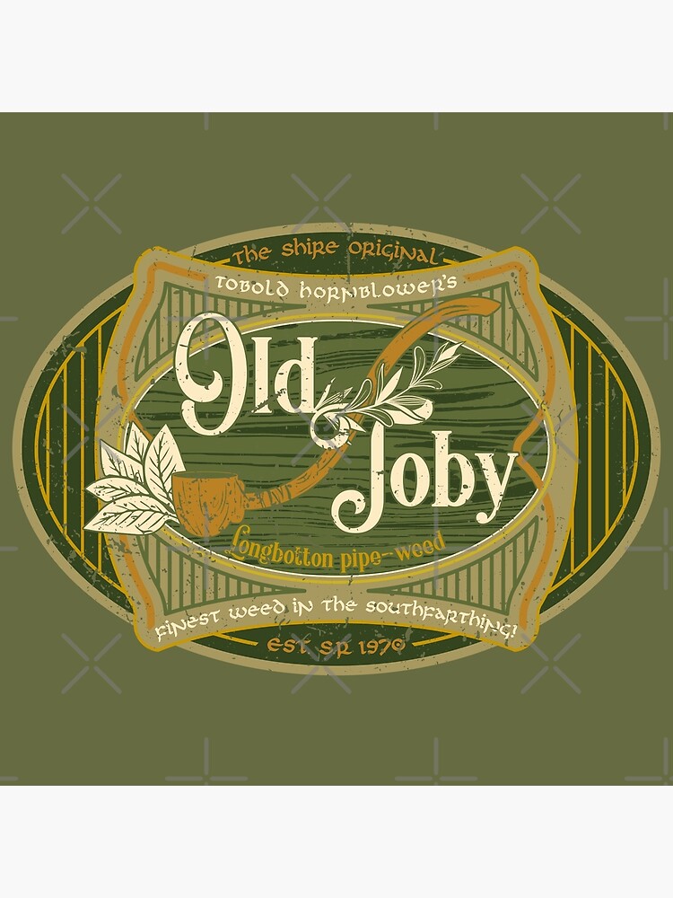"Old Toby's Pipe-weed - Lord of the Rings" Art Board Print by Vryla ...