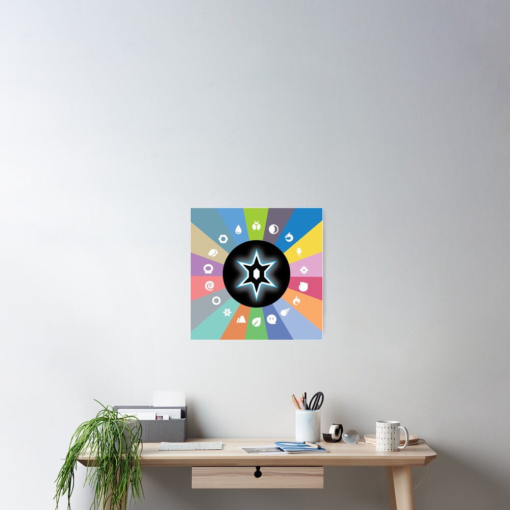 "Terastallization Symbols" Poster for Sale by Biochao | Redbubble