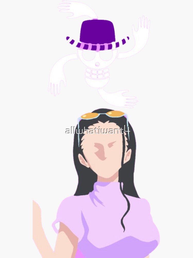 "NICO ROBIN FLAG ONE PIECE" Sticker for Sale by allwhatiwant4 | Redbubble