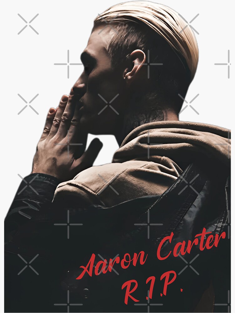 "Aaron Carter RIP" Sticker for Sale by Vlaki | Redbubble