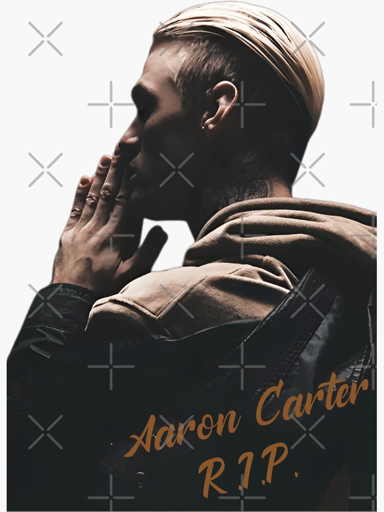 "Aaron Carter RIP" Sticker for Sale by Vlaki | Redbubble