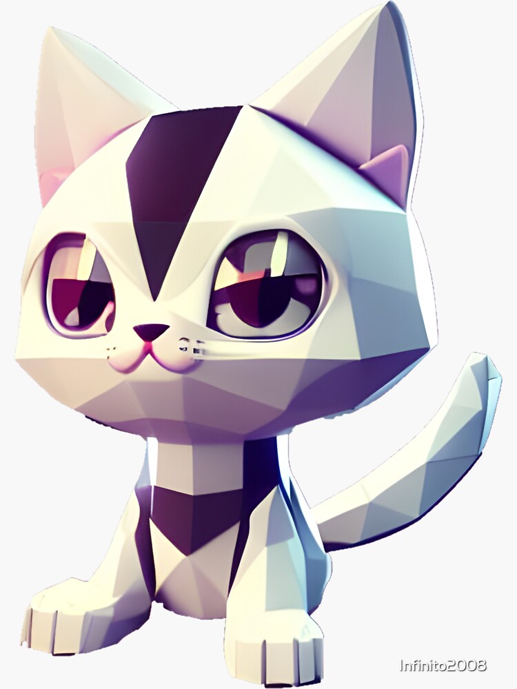 "gatto spaziale " Sticker for Sale by Infinito2008 | Redbubble