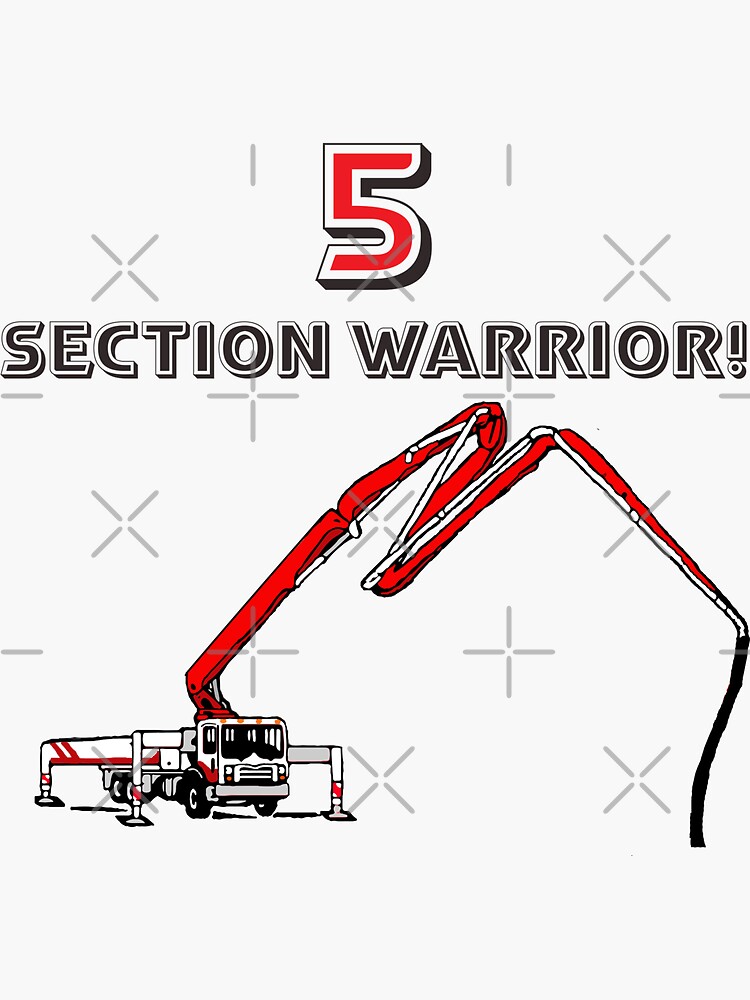 "5 section warrior" Sticker for Sale by Makitoons | Redbubble