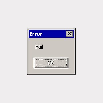 "80s computers message of fatal error." Sticker for Sale by paulo ...