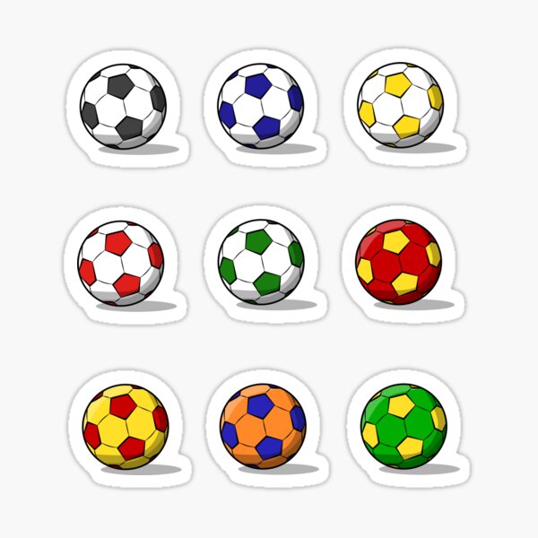 "Football sticker pack (Soccer)" Sticker for Sale by JhoyLoth | Redbubble