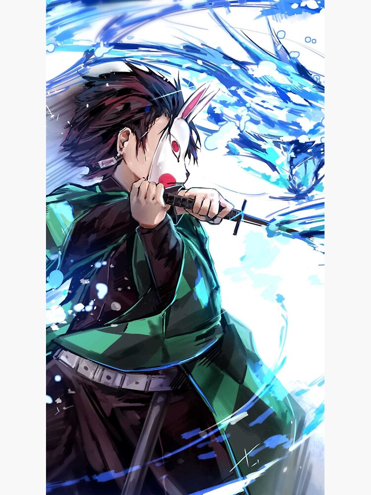 "tanjiro demon slayer fan art " Sticker for Sale by kaip1011 | Redbubble