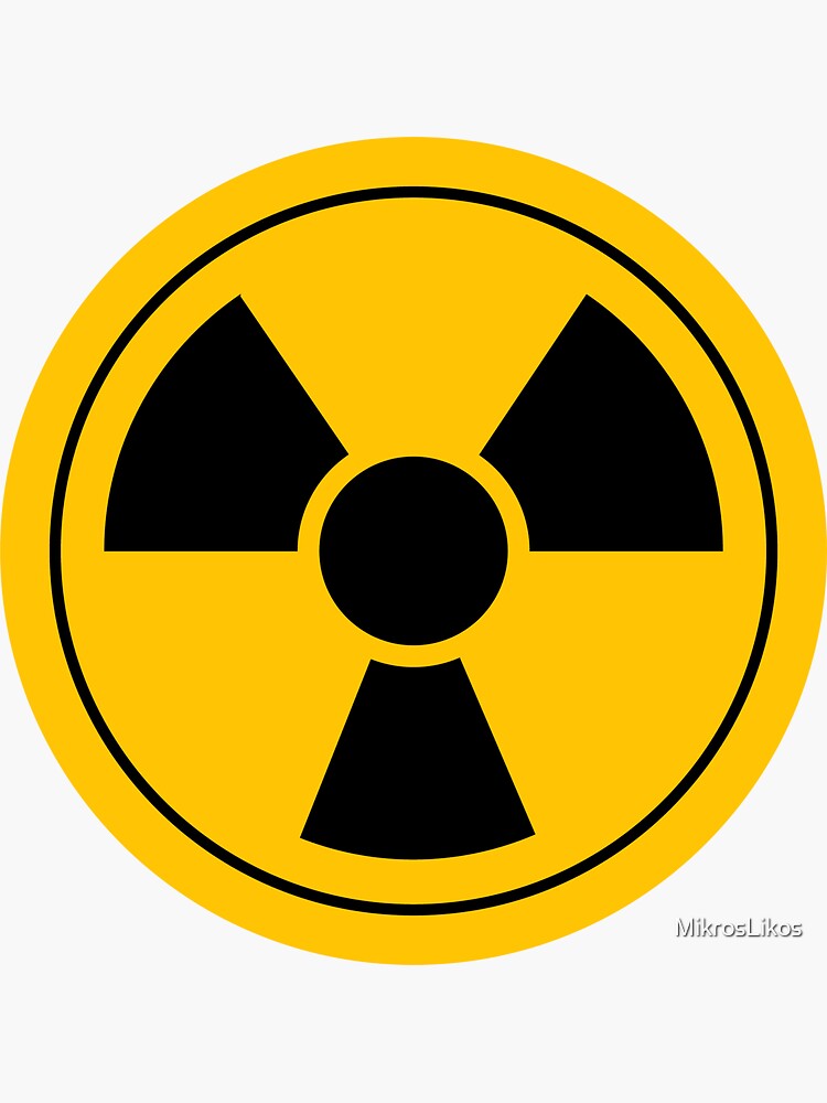 "Nuclear Waste Signs" Sticker for Sale by MikrosLikos | Redbubble