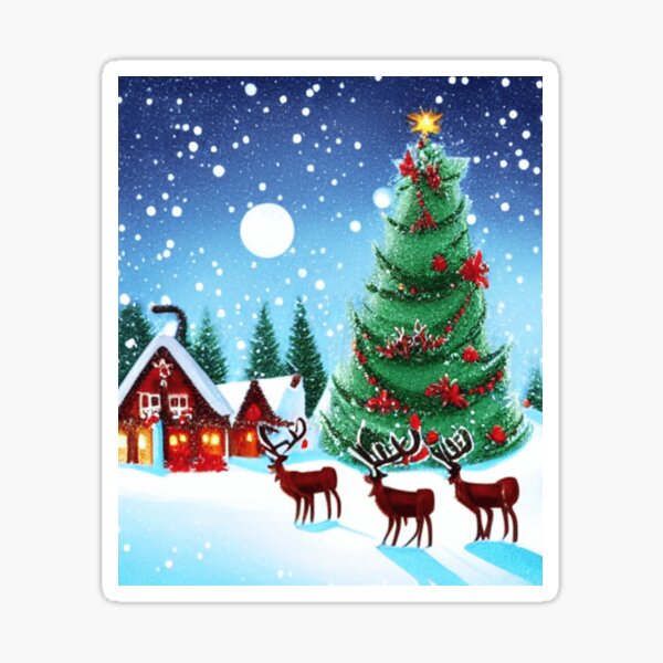 "Christmas Approaching 2023 Village stickers" Sticker for Sale by ...