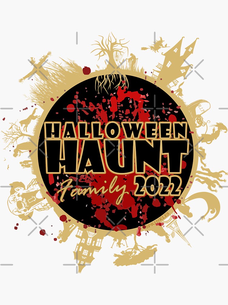 "This Halloween Haunt Family 2022 design is available exclusively for ...