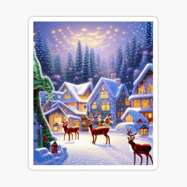 "Christmas Approaching 2023 Village stickers" Sticker for Sale by ...