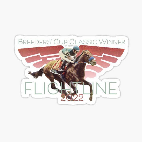 "Flightline wins the Breeders Cup Classic 2022" Sticker for Sale by ...