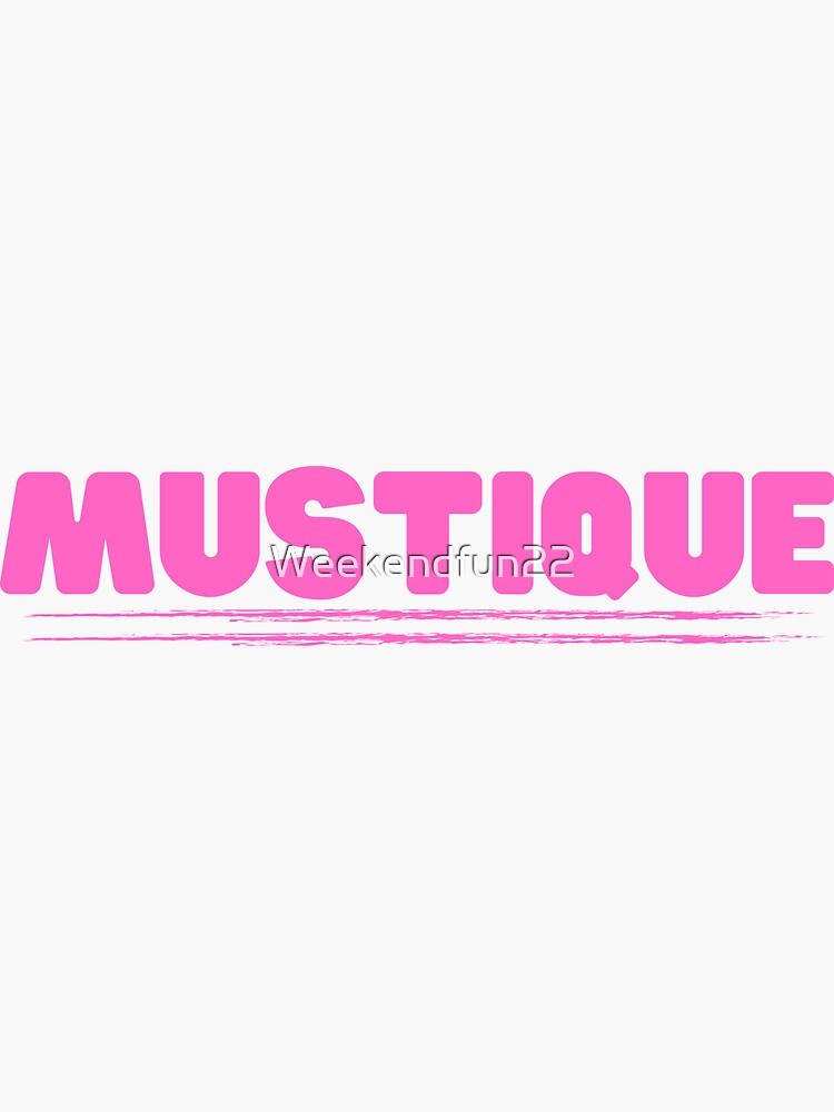 "Mustique " Sticker for Sale by Weekendfun22 | Redbubble