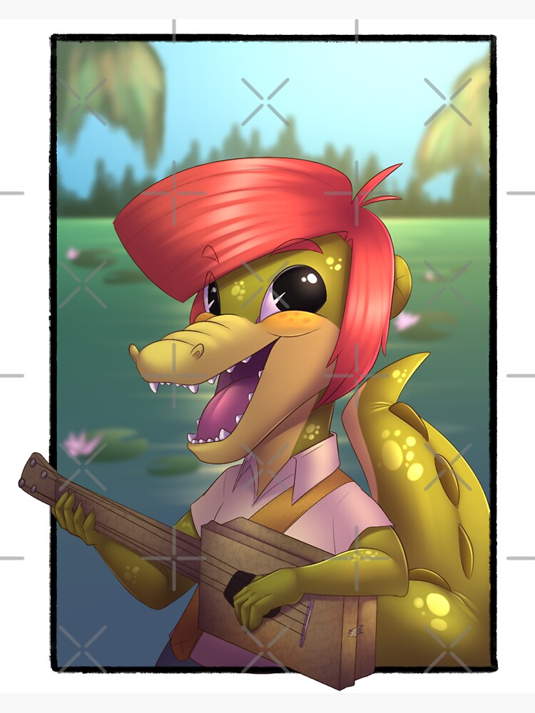 "Gator Boy" Sticker for Sale by NikkiArtzStudio | Redbubble