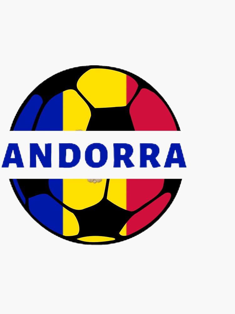 "Andorra Football " Sticker for Sale by Footballunite | Redbubble