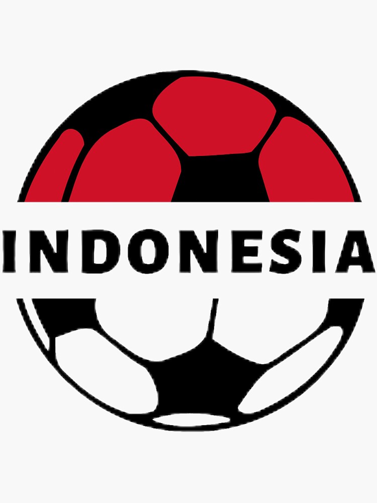 "Indonesia Football " Sticker for Sale by Footballunite | Redbubble
