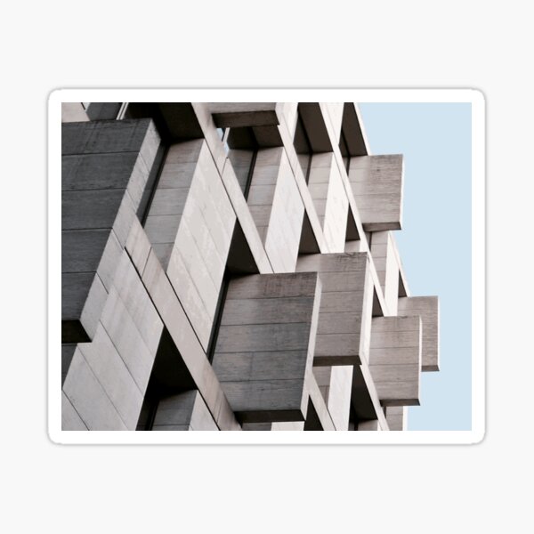 "Concrete Blocks - " Sticker for Sale by waltzermitty | Redbubble