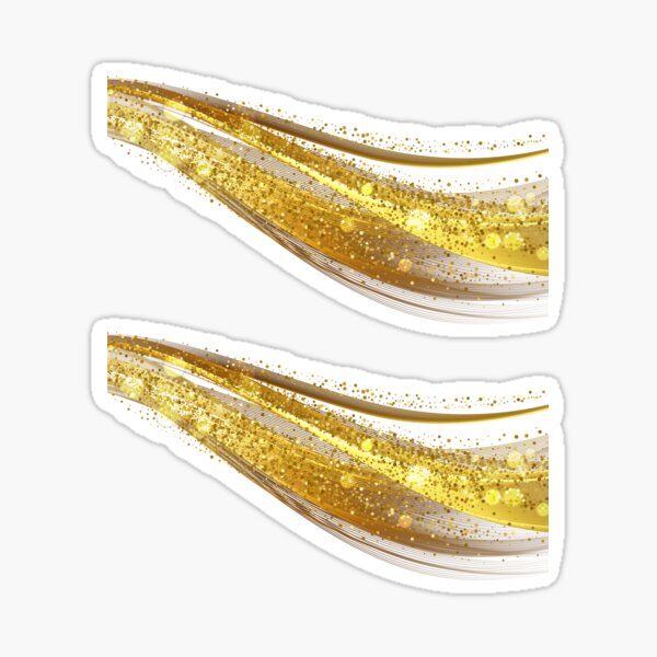"Gold dust" Sticker for Sale by Jojamisiekaba | Redbubble