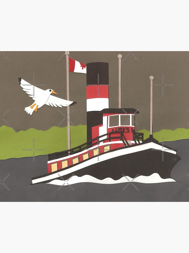 "James Whalen Tug" Sticker for Sale by ErinStewart76 | Redbubble