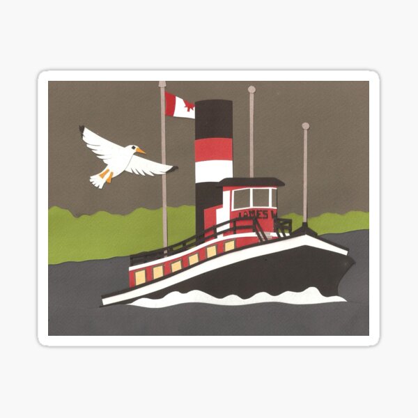 "James Whalen Tug" Sticker for Sale by ErinStewart76 | Redbubble