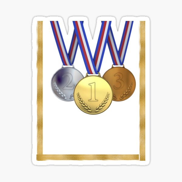 "Medals " Sticker for Sale by Jojamisiekaba | Redbubble