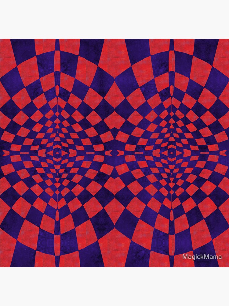 "Trippy Squares" Sticker for Sale by MagickMama | Redbubble