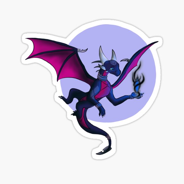 "Cynder (Shadow)" Sticker for Sale by DragonWolfy13 | Redbubble