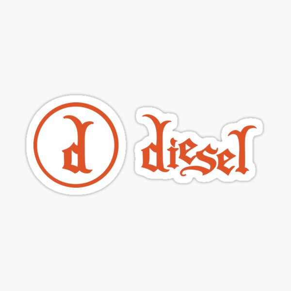 "Diesel Cigars Logo " Sticker for Sale by Evalub | Redbubble