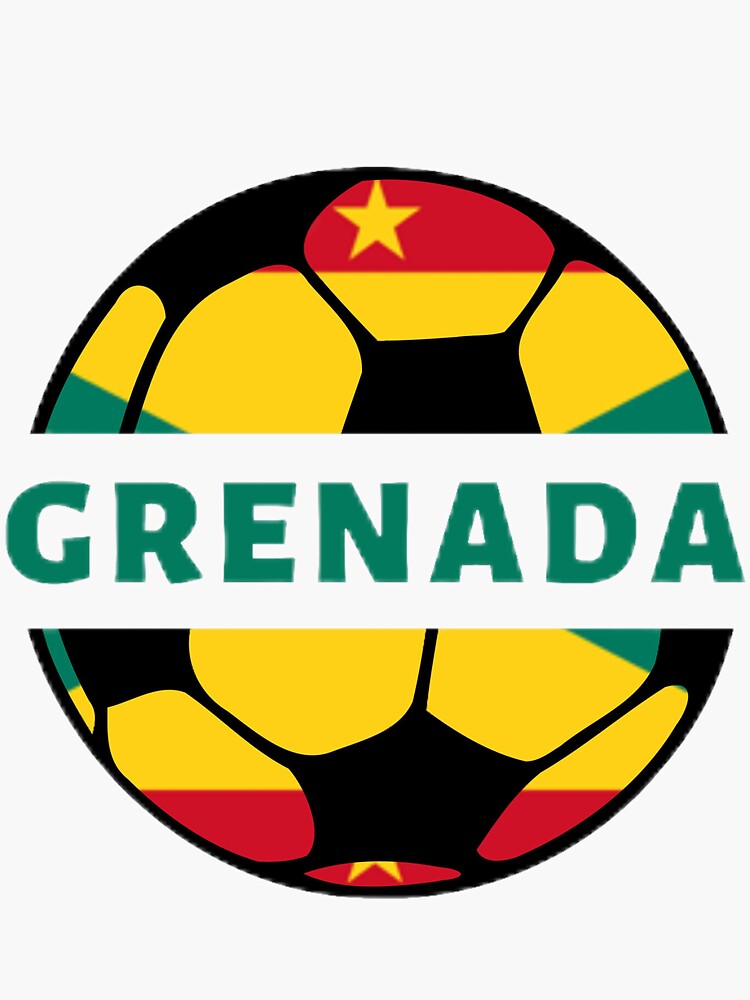 "Grenada Football " Sticker for Sale by Footballunite | Redbubble