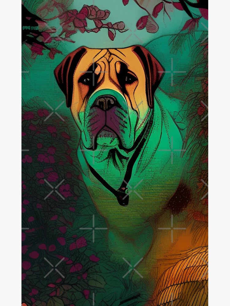 "Boerboel" Sticker for Sale by GroovyDino | Redbubble