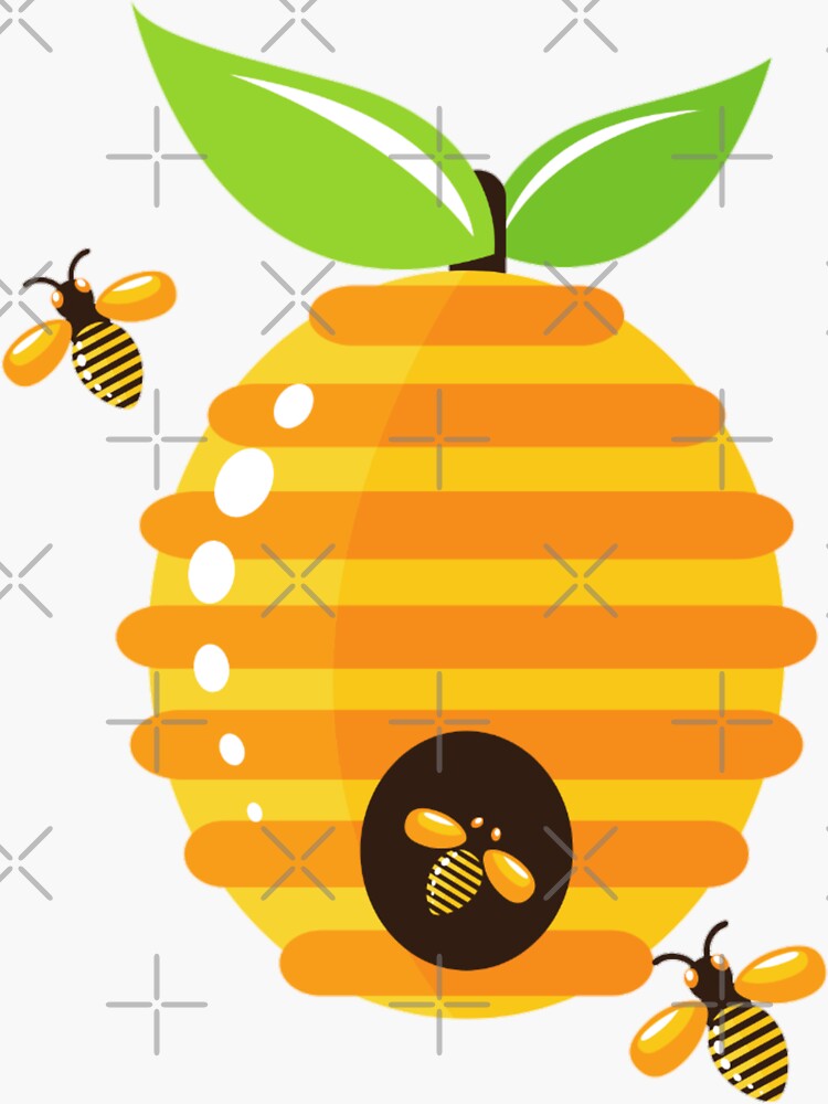 "Honey comb" Sticker for Sale by Sakshi-S | Redbubble
