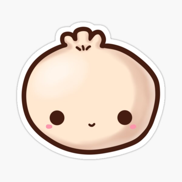 "Kawaii Dumpling Bao" Sticker for Sale by angelhalos | Redbubble