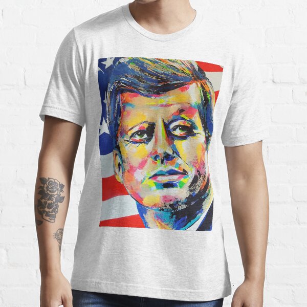 "JFK John Fitzgerald Kennedy - Artpainting" T-shirt for Sale by ...