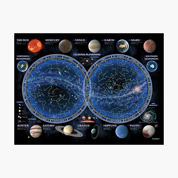 "Celestial Planisphere" Photographic Print for Sale by DavidPenfound ...
