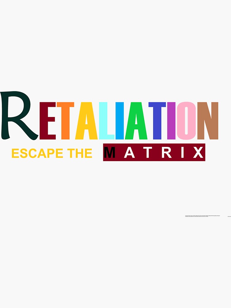 "Retaliation escape the matrix new clothing brand 2023, sneaker figures ...
