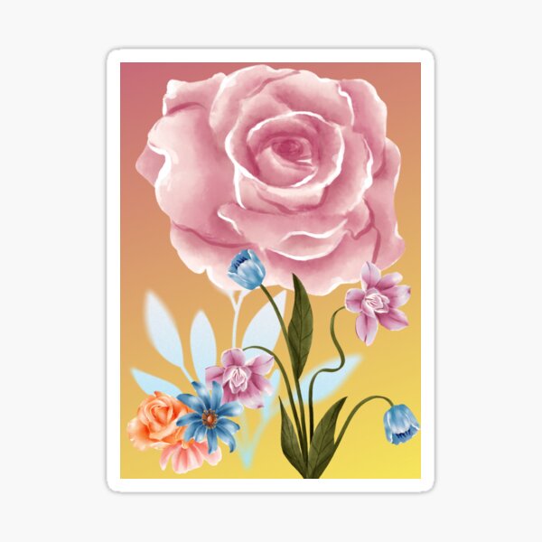 "Roses are red violets are blue " Sticker for Sale by SandeepGombra ...