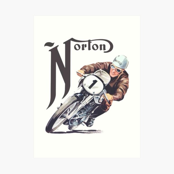 Norton Motorcycle Wall Art | Redbubble