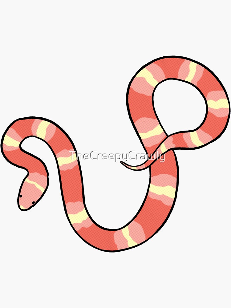"Nelson's Milk Snake" Sticker for Sale by TheCreepyCrawly | Redbubble