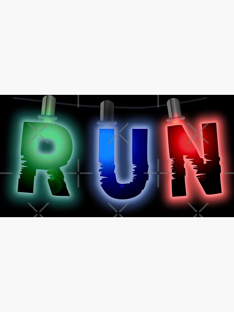 "stranger things run" Photographic Print by clad63 | Redbubble