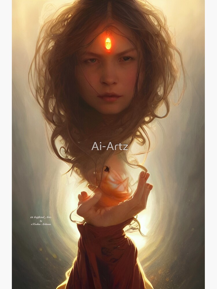 "Summoned Sister" Sticker for Sale by Ai-Artz | Redbubble