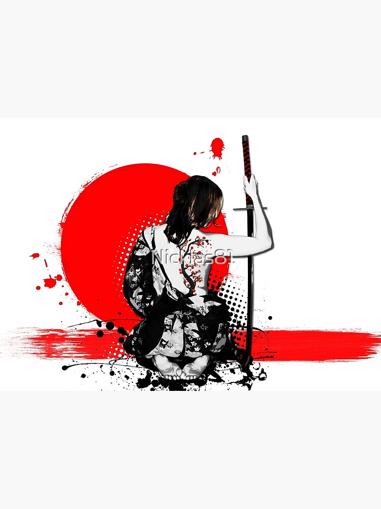 Female Samurai Canvas