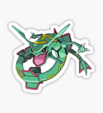 Pokemon Rayquaza Sprite Stickers | Redbubble