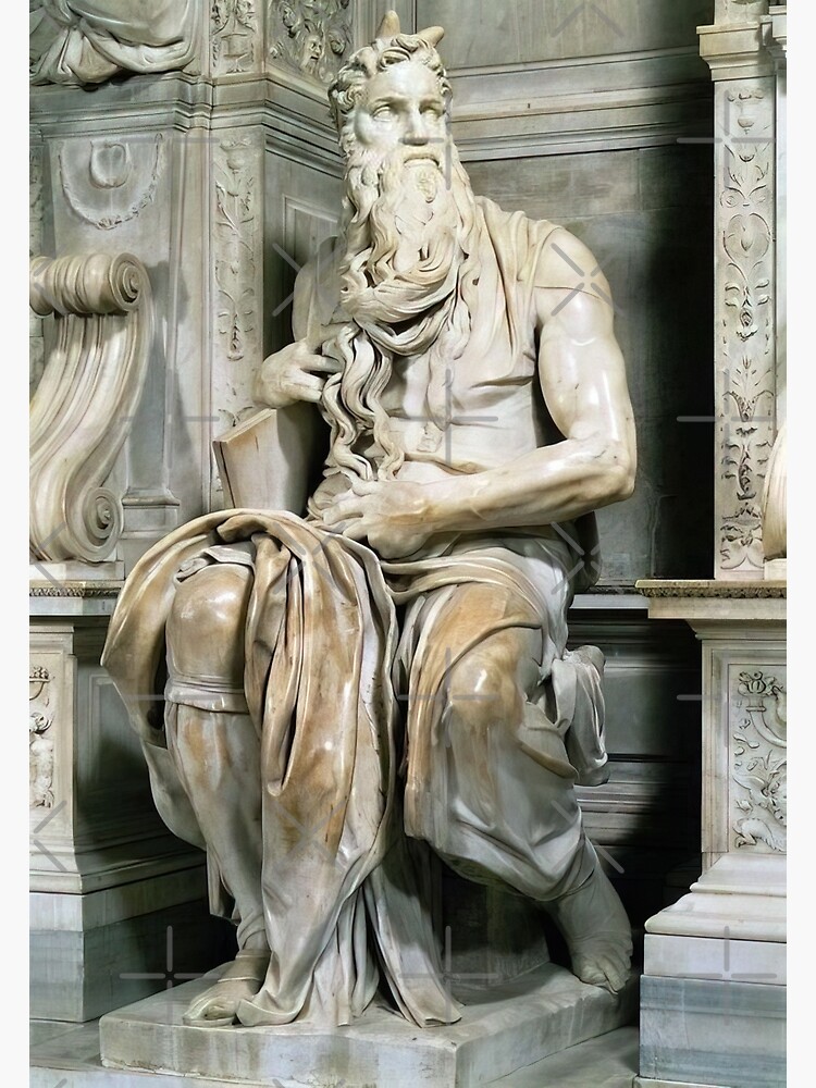 "The Statue of Moses" Poster for Sale by MorningFive | Redbubble
