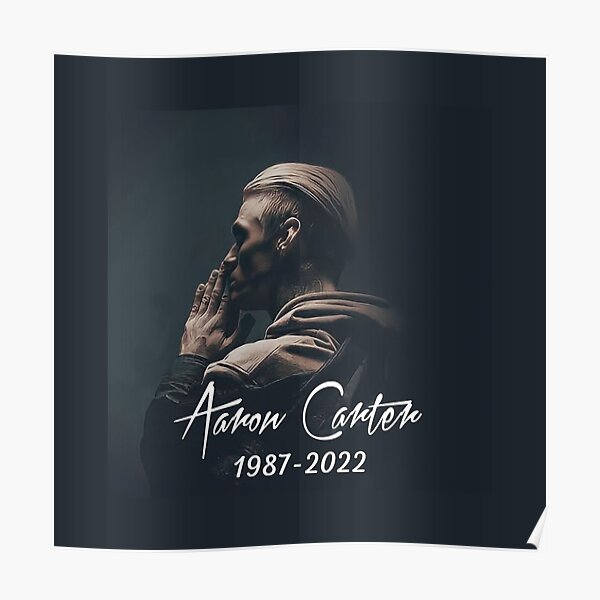 "Aaron Carter" Poster for Sale by QuotesBubble | Redbubble