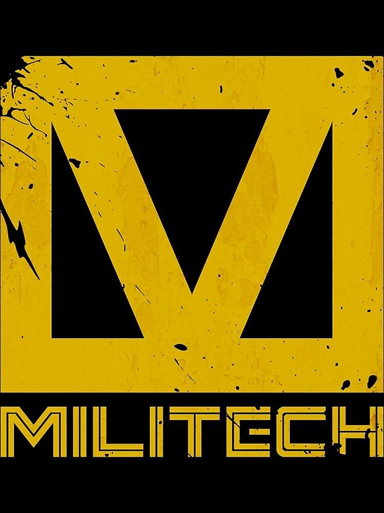 "Cyberpunk Militech Logo - Worn" Photographic Print for Sale by ...