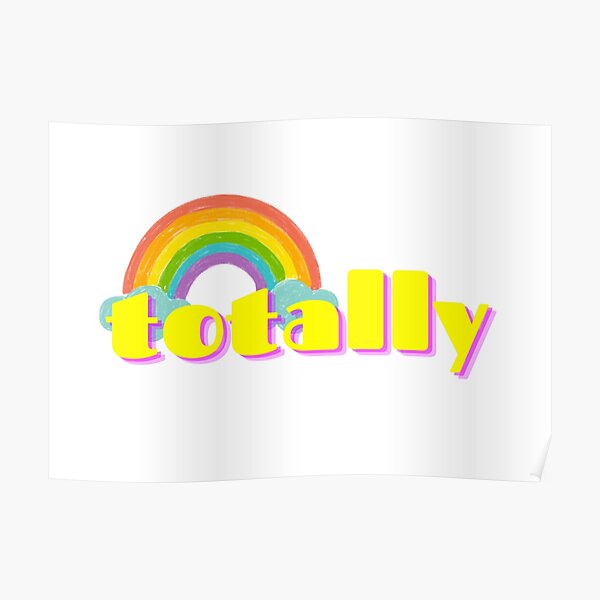 "tot#ally TOTALLY ALLY pride LGBTQIA+" Poster for Sale by Louislanders | Redbubble
