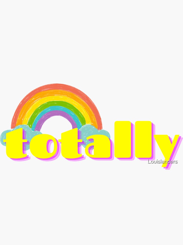 "tot#ally TOTALLY ALLY pride LGBTQIA+" Sticker for Sale by Louislanders | Redbubble
