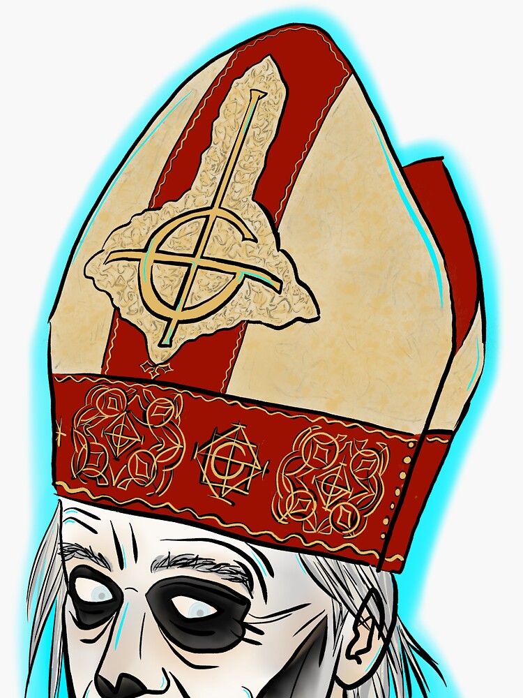 "Papa Nihil ghost side 1" Sticker for Sale by Fenrisofasgard | Redbubble