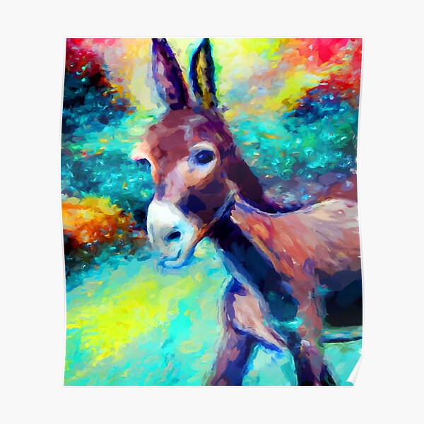"Donkey" Poster for Sale by ChrisButler | Redbubble