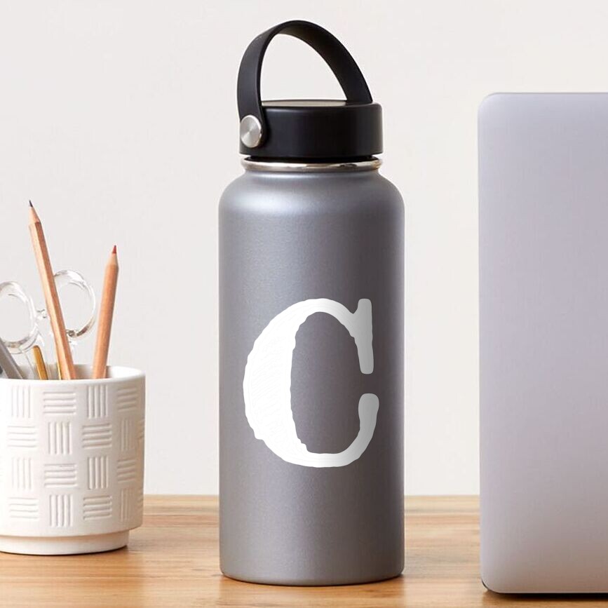 Pegatina «Letra C en negrita - Alfabeto decorativo Letra grande ...